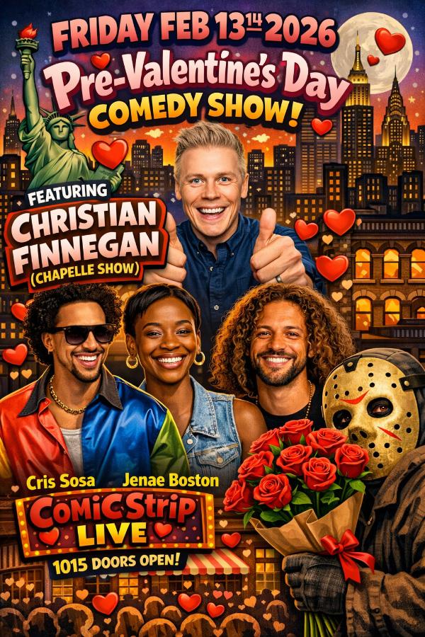 Laughter & Love Comedy Show Pre-Valentine's Day Event - Comic Strip ...