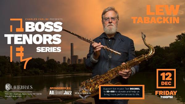 Boss Tenors Series: Lew Tabackin - Klavierhaus 12/12/25