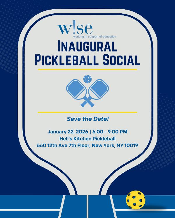 W!se Inaugural Pickleball Social - Hells Kitchen Pickleball 01/22/26