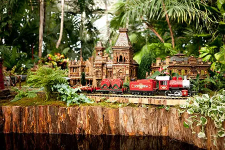 All Aboard the Holiday Train Show at the New York Botanical Garden